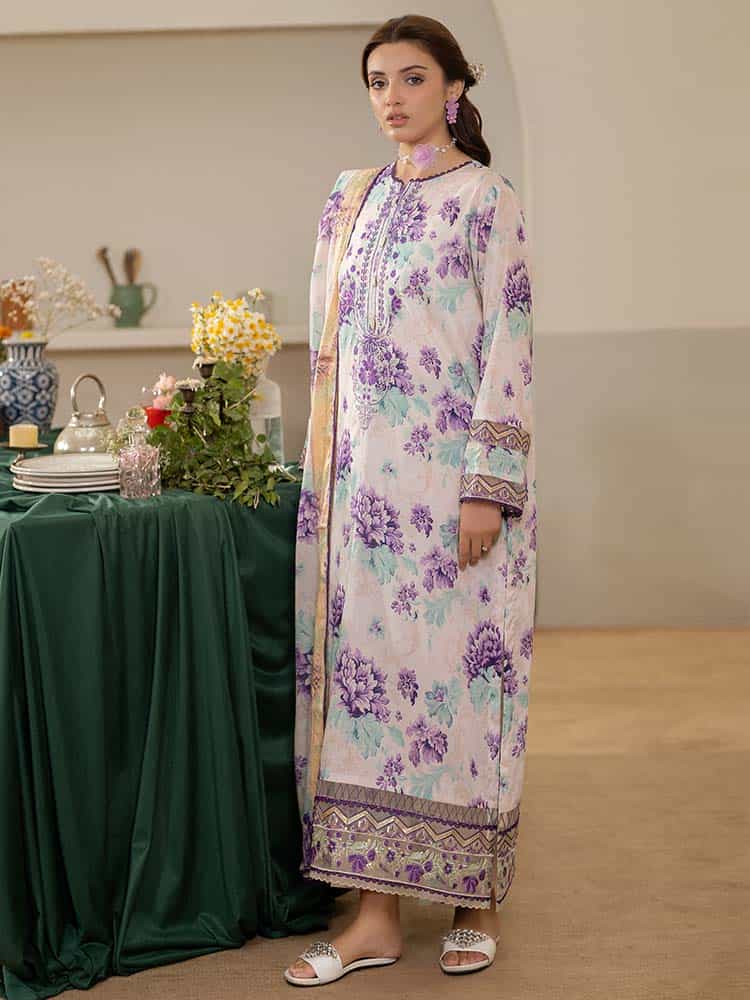 NOA 3-Piece Unstitched Premium Lawn Suit – Brenish