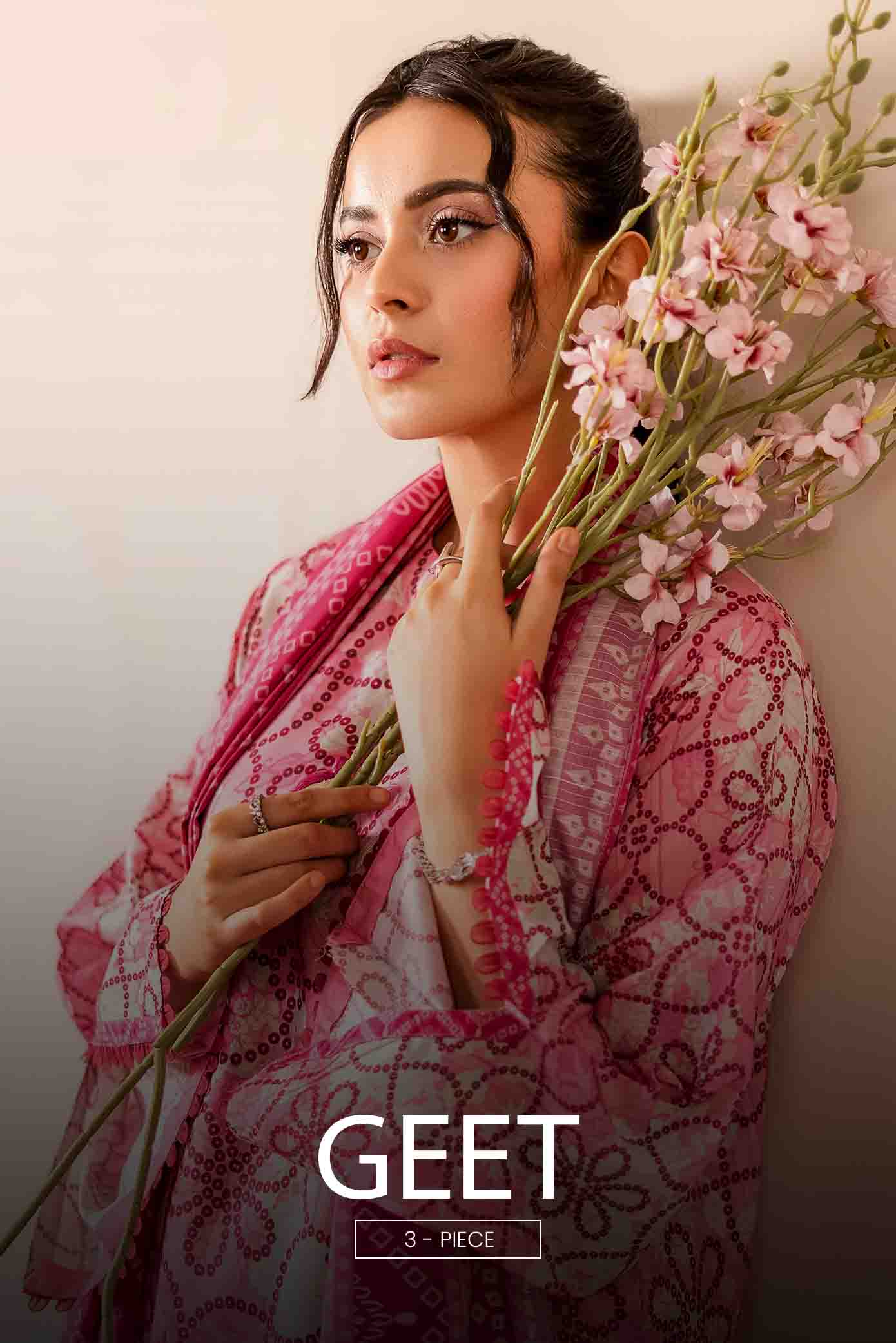 GEET 3-Piece Unstitched Digital Printed Linen Suit-Brenish