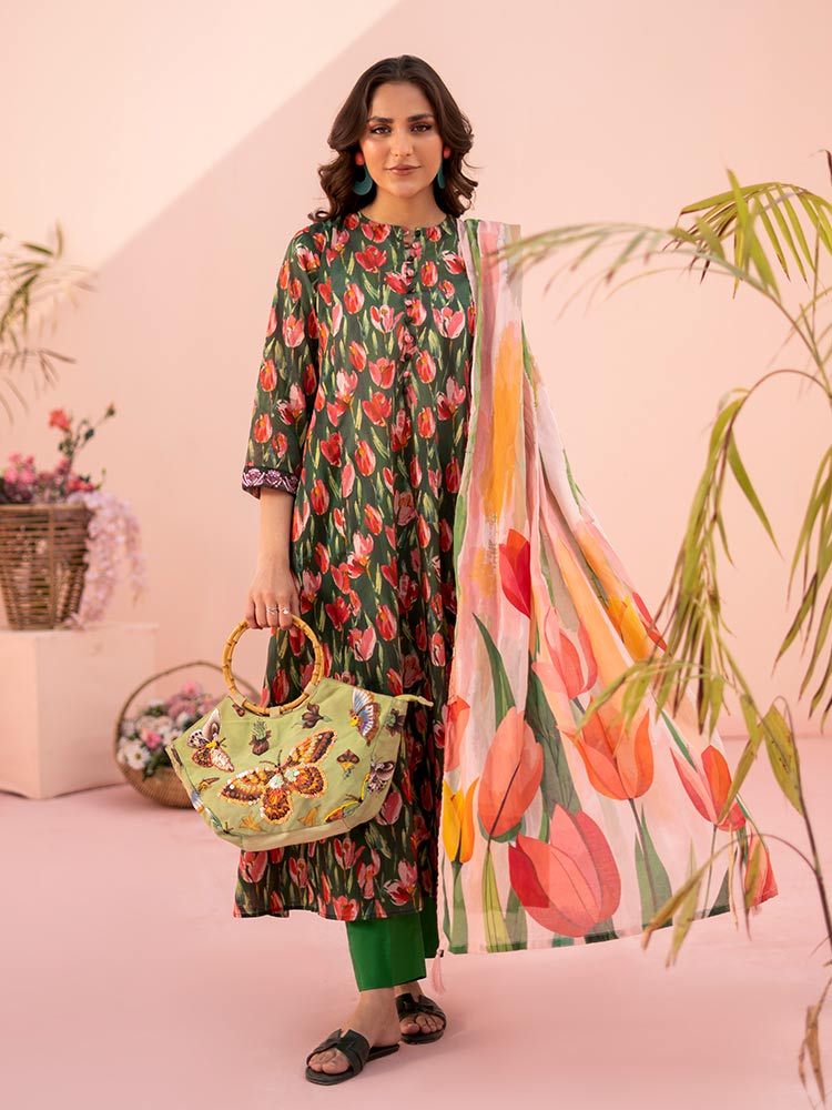 ROOP 3-Piece Unstitched Digital Printed Lawn Suit – Brenish